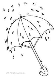 Malvorlage Wetter - Wind - Jetzt kostenlos herunterladen