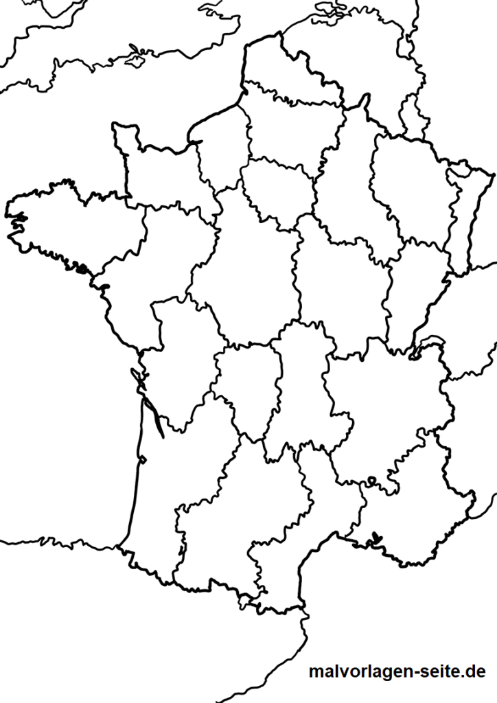 Landkarte Frankreich | Jetzt kostenlos herunterladen