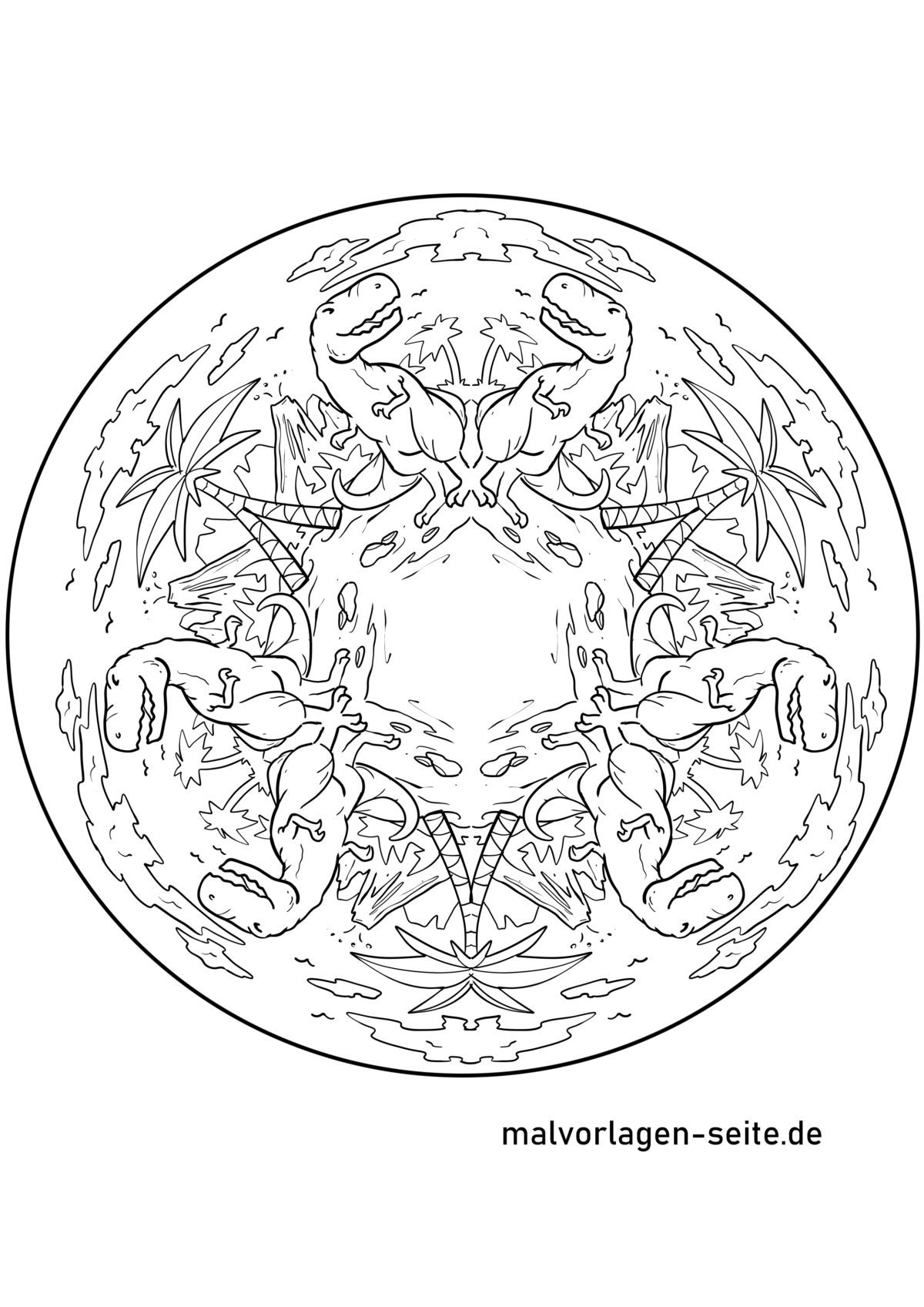 Tiermandalas - Tier Mandalas zum Ausmalen für Kinder