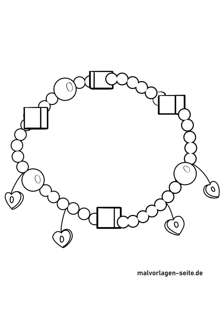 Armband Braclet Ausmalbilder Malvorlagen Ausdrucken Kostenlos Sketch ...