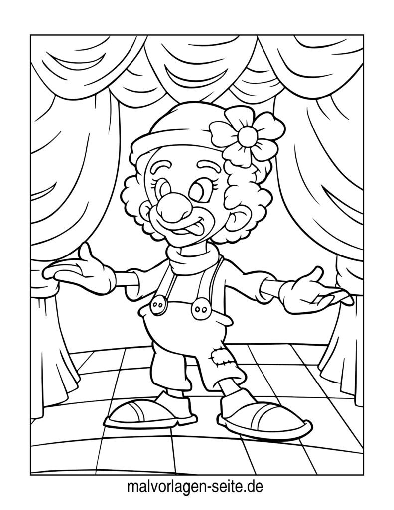 Kleurplaat Nar Tekeningen Carnavals Maskers Knutselidee Tekening ...