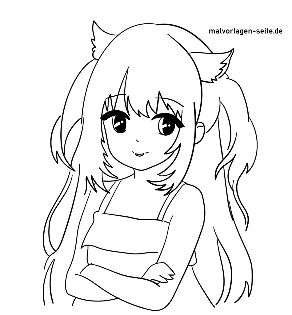 Malvorlage Manga - Anime | Jetzt kostenlos herunterladen